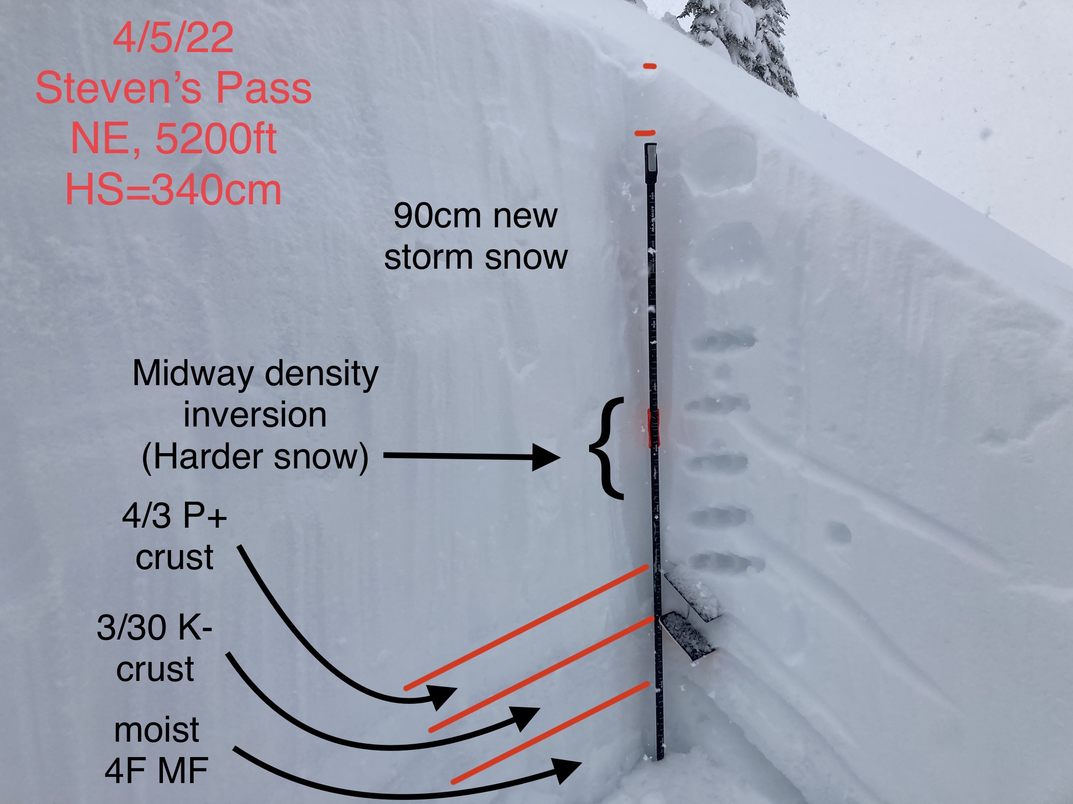 Northwest Avalanche Center - Pro Observation